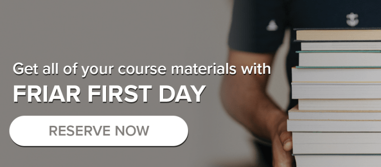 Friar First Day Textbook Rental Program – The Department of Finance ...